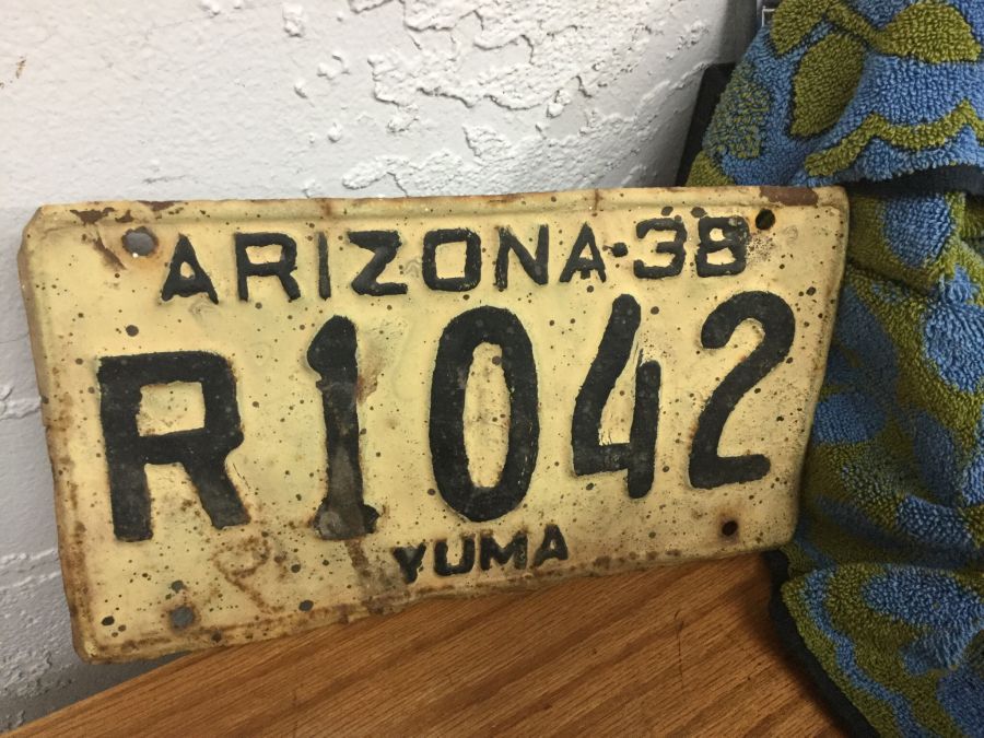OLD ARIZONA LICENSE PLATES - The Packrats Den